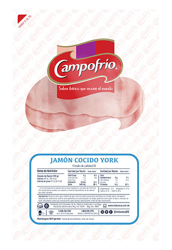 Jamón Cocido York Campofrío - Induveca