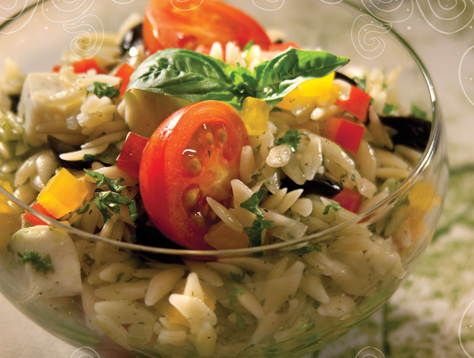 Orzo con Crema y Albahaca - Induveca