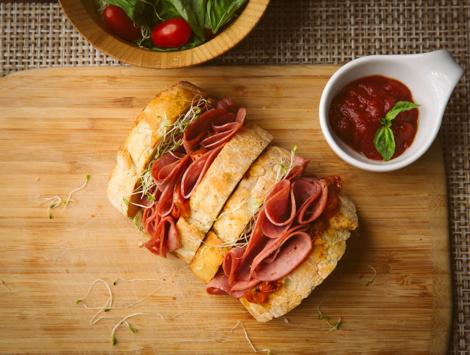 Sandwich “Supreme” con Salami Supremo - Induveca