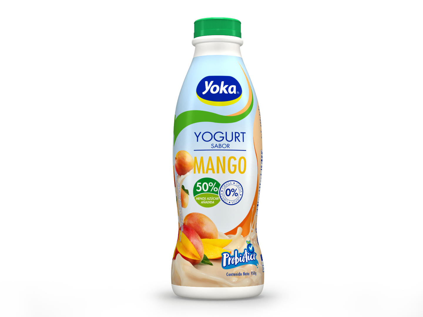 Yoka Bebible 0% grasa Mango 32 oz - Induveca